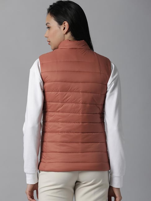 Buy RAREISM Rust Quilted Jacket for Women Online @ Tata CLiQ