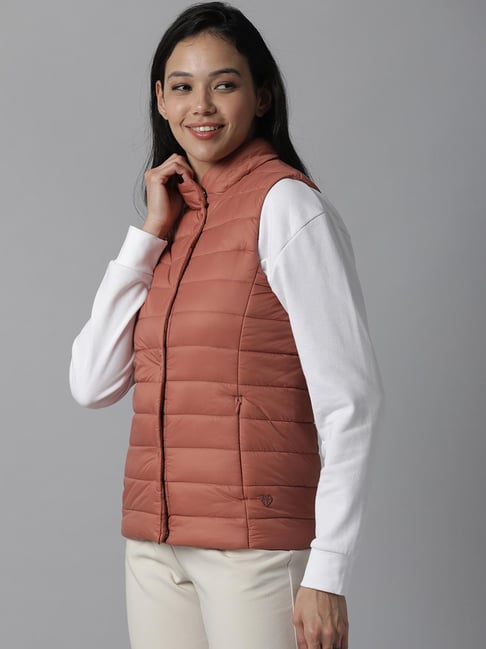 Buy RAREISM Rust Quilted Jacket for Women Online @ Tata CLiQ