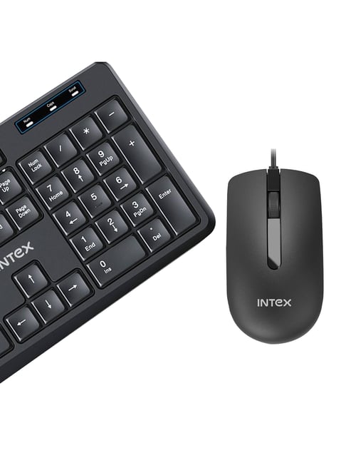 Buy Intex Genie IT-KB332 Wired Keyboard & Mouse (Black) Online At Best ...