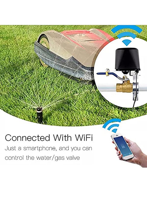 Buy SmartiQo Wi-Fi Water/Gas Valve Controller (Black) Online At Best ...