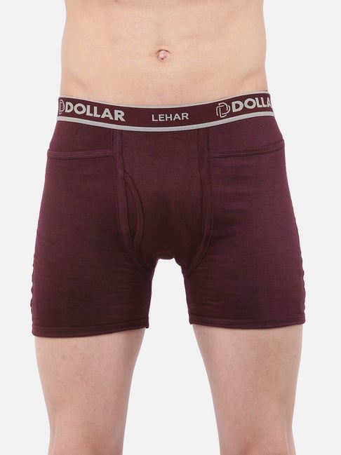 Buy Dollar Lehar Multicolor Solid Fine Pocket Trunks (Pack of 5) for ...