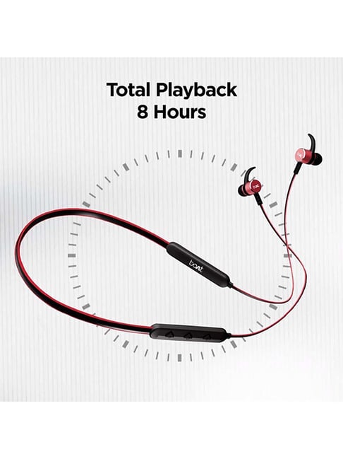Buy Boat Rockerz 255F Bluetooth In-The-Ear Neckband with Mic (Red ...