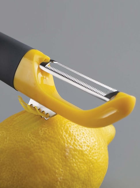 Buy Joseph Joseph Yellow & Black 3.5 cm Serrated Peeler With Zesting ...