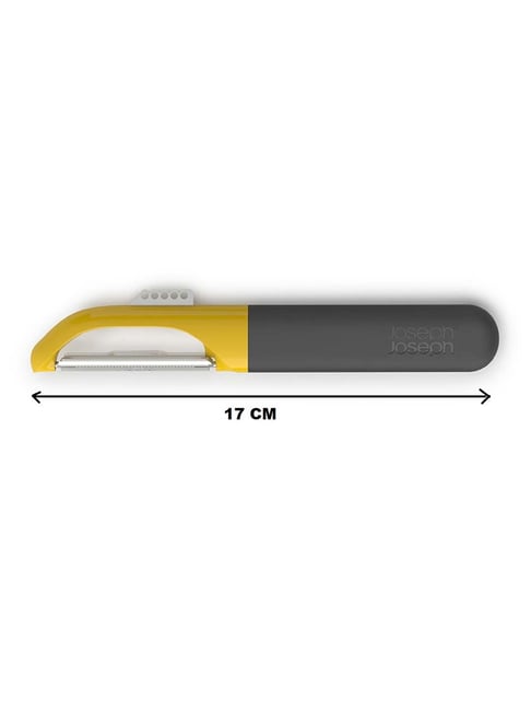 Buy Joseph Joseph Yellow & Black 3.5 cm Serrated Peeler With Zesting ...