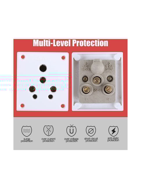 Buy Multi Socket, Universal Adapter ( 6 & 16A, 240V, Pack of 5) Online ...