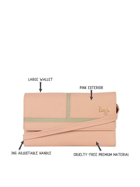 Buy Baggit Pink Paneled Wallet for Women Online At Best Price @ Tata CLiQ