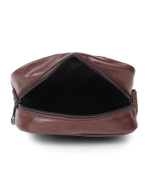 Buy Apsis Brown Textured Large Cross Body Bag at Best Price @ Tata CLiQ