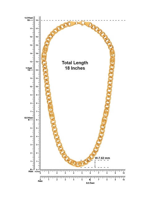 Buy CKC 22k Gold Chain for Men Online At Best Price @ Tata CLiQ