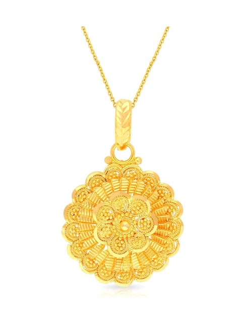 Gold pendant malabar store