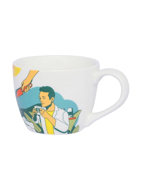 Buy Starbucks Bean to Cup Printed Multicolor Ceramic Mug (400ml) at ...