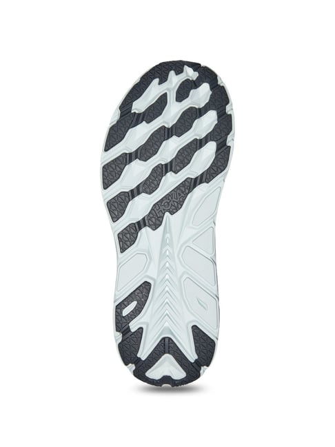 Hoka Men's Clifton 8 Grey Running Shoes-Hoka-Footwear-TATA CLIQ