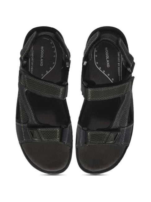 Woodland Men Navy Sandals & Floaters