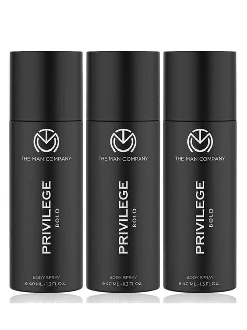THE MAN COMPANY Privilege Bold Body Spray Set for Men & Women