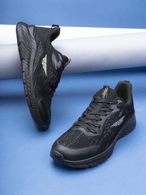 Red Tape Men's Black Walking Shoes-Red Tape-Footwear-TATA CLIQ