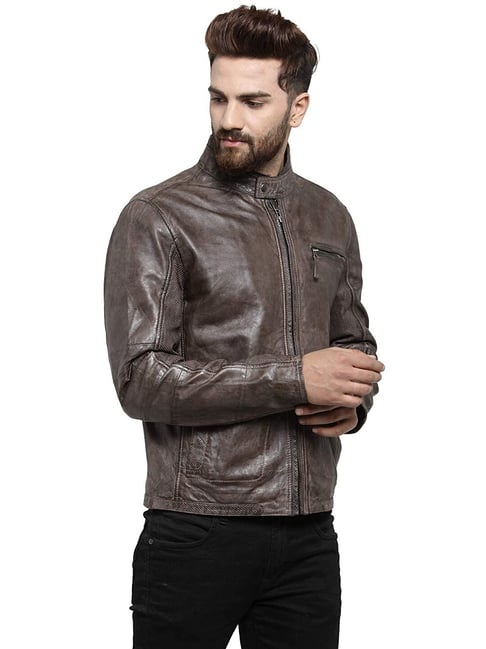 Jackets by Teakwood Leathers in Brown for Men