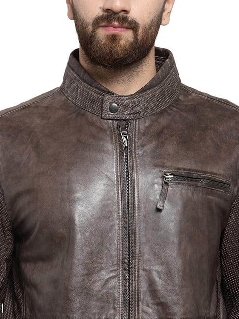Teakwood Leathers Jackets for Men in Brown