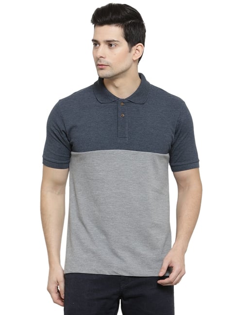 Kalt Men T-shirts & Polos in Blue & Grey