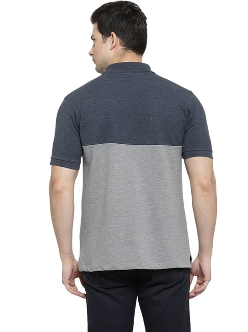 Kalt Blue & Grey T-shirts & Polos for Men