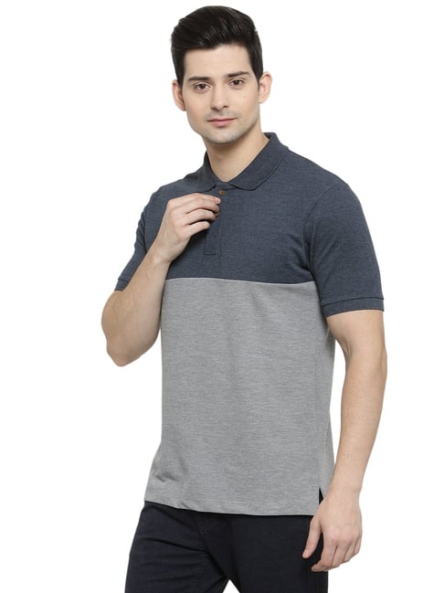 T-shirts & Polos by Kalt in Blue & Grey for Men