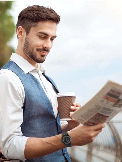 Buy Titan 1595NM01 Edge Analog Watch for Men at Best Price @ Tata CLiQ