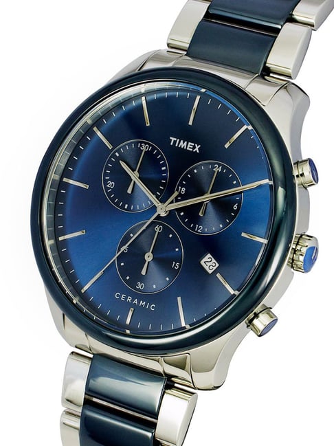 Buy Timex TWEG21701 New Ceramic Chronograph Analog Watch for Men at ...