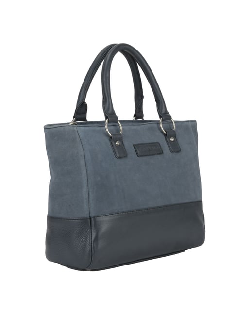 Buy Woodland Blue Solid Large Handbag Online At Best Price @ Tata CLiQ