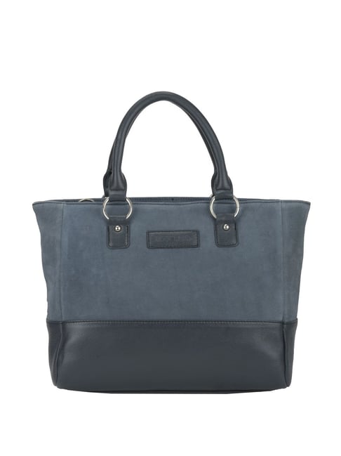 Buy Woodland Blue Solid Large Handbag Online At Best Price @ Tata CLiQ