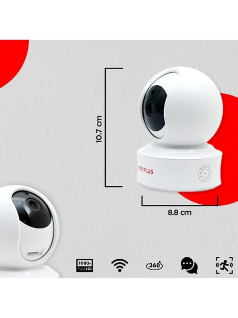 Buy CP Plus CP-E31A 3MP Full HD Camera,360 View, CCTV (White) Online At ...