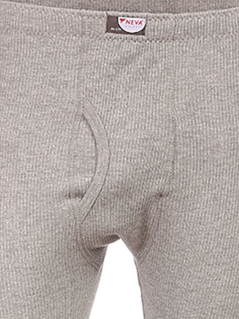 Buy Neva Milange Grey Regular Fit Thermal Bottoms for Men Online @ Tata ...