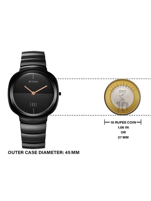 Buy Titan 1841NC01 Edge Squircle Analog Watch for Men at Best Price ...