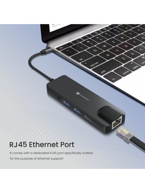 Buy Portronics Mport 51 5-in-1 Type C HUB (Grey) Online At Best Price ...