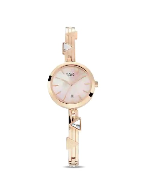 Titan Raga Viva Silver Dial Metal Strap Watch For Women
