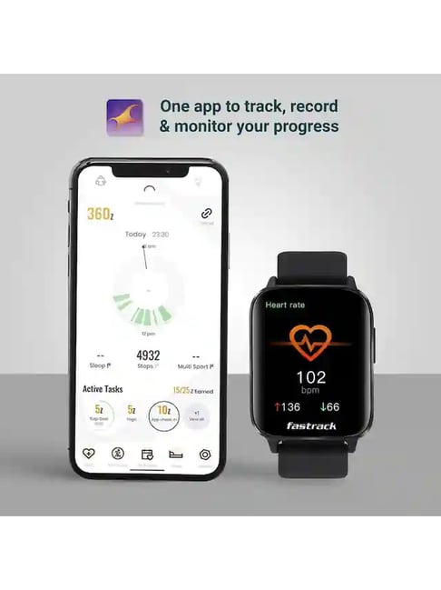 Buy Fastrack 38073AP01 Reflex Curv Unisex Smartwatch at Best Price ...
