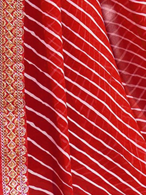 Women's Clothing Red & White Sarees and Lehenga Sets for Ethnic Wear by ...