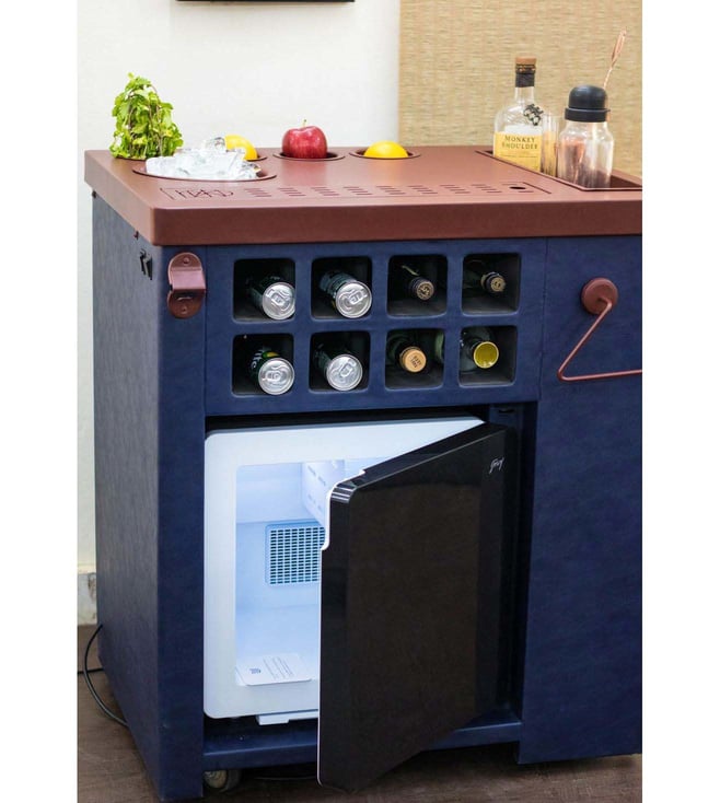 Buy SpeedX Leather Blue Home Bars - 30 L Thermodynamic Fridge Online ...