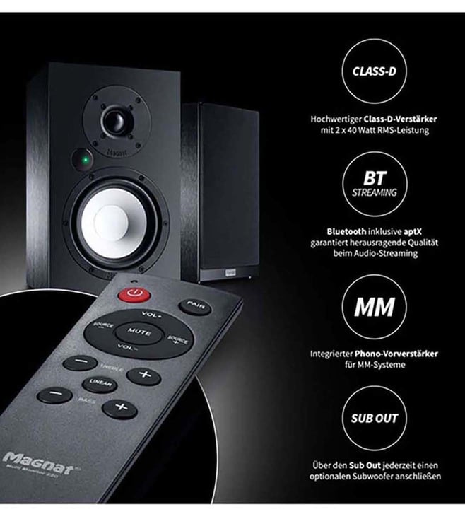 Buy MAGNAT Multi Monitor 220 Active Bookshelf Speaker Online At Best ...