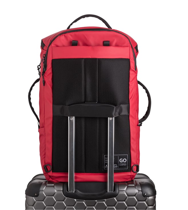 Buy Carpisa Red Auckland Go Large Laptop Backpack/Duffle Bag Online ...