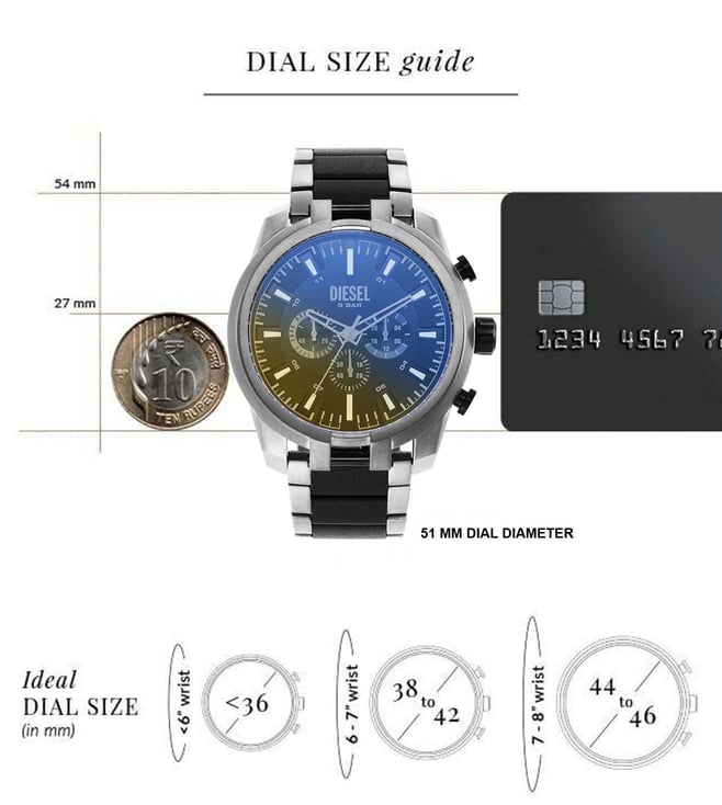 Buy Diesel DZ4587 Split Chronograph Watch for Men Online @ Tata CLiQ Luxury