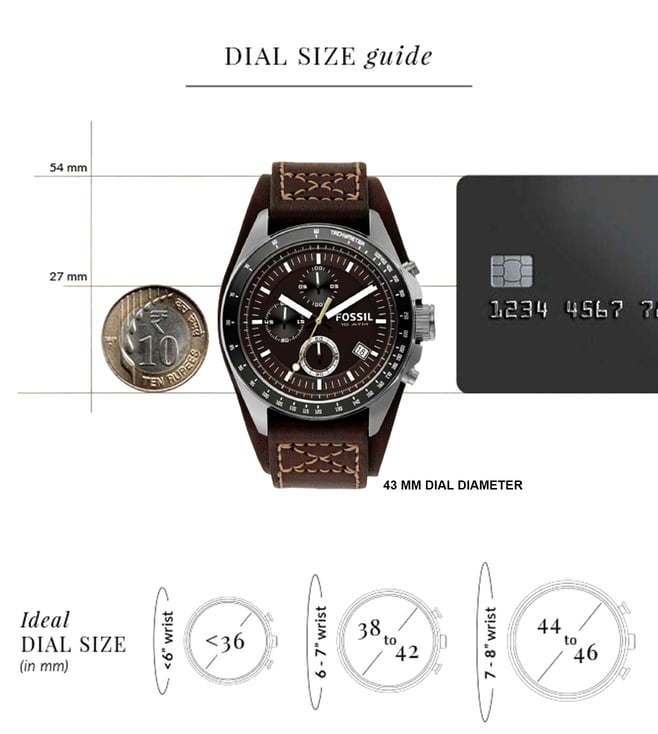 Buy Fossil CH2599 Decker Chronograph Watch for Men Online @ Tata CLiQ ...