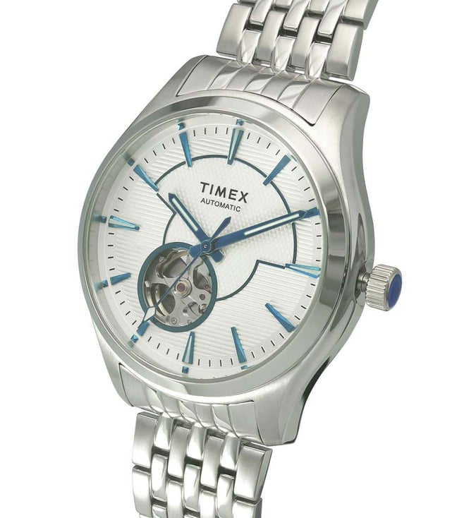 Buy Timex TWEG21000 Open-Heart Classic Automatic Watch for Men Online ...
