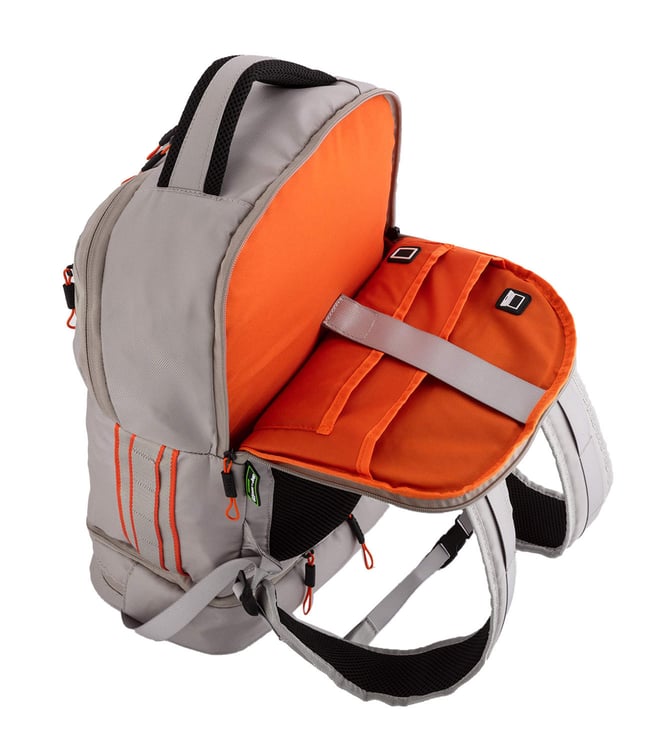 Buy Carpisa Pearl Grey Alfa Go Jeep Large Laptop Backpack Online @ Tata ...