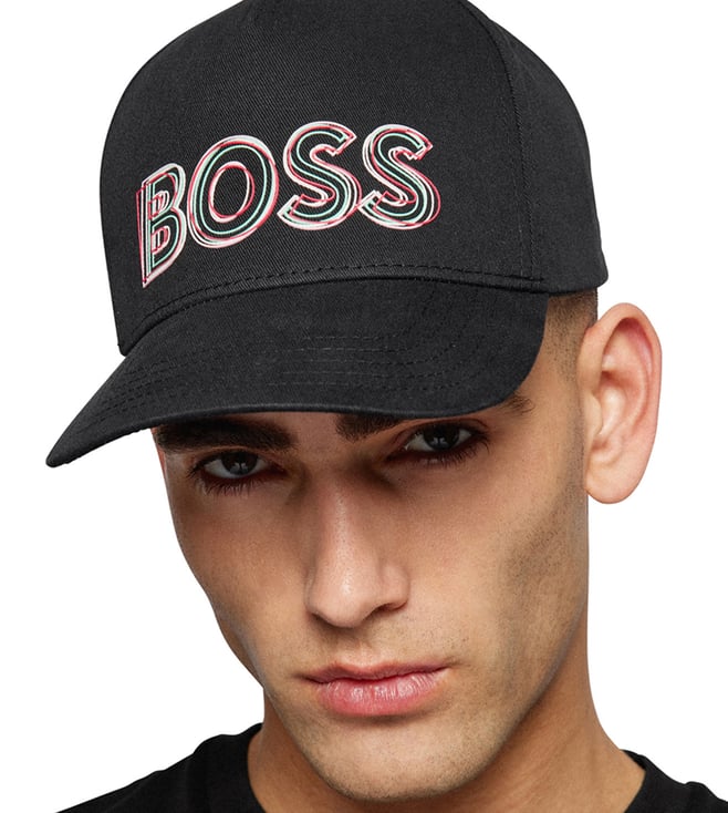 Buy BOSS Black Logo Artwork Baseball Cap for Men Online @ Tata CLiQ Luxury