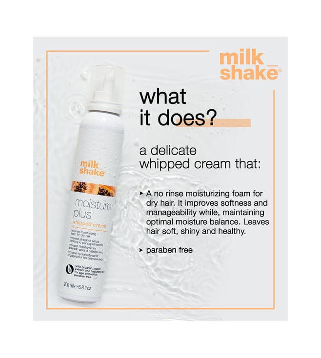 Buy Milkshake Moisture Plus Whipped Cream 200 ml Online @ Tata CLiQ Luxury