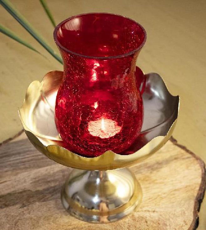 Lotus hurricane candle holder store