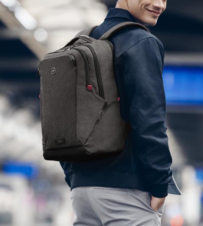 Buy Wenger Grey MX Professional Medium Backpack for Women Online @ Tata ...