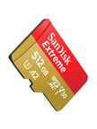 SanDisk Extreme microSD UHS I Card 512GB for 4K Video on Smartphones ...