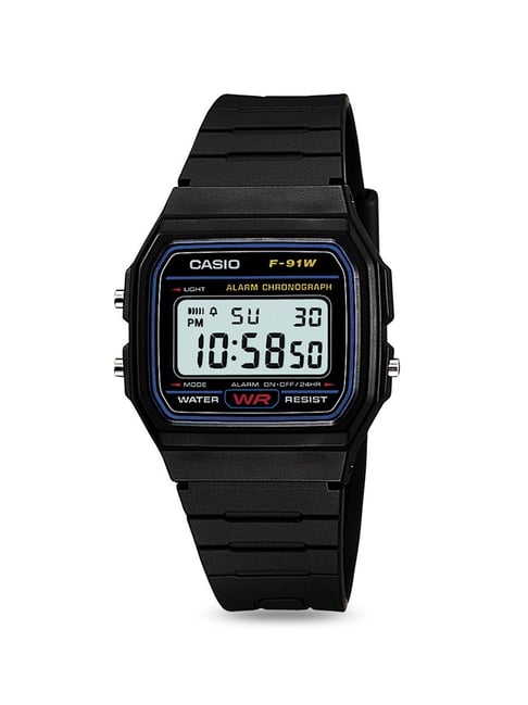 Buy Casio F-91W-1DG (D002) Vintage Collection Digital Watch at Best ...