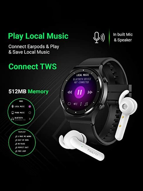 Fire-Boltt 360 Pro BSW017 SpO2 Smartwatch (Black)