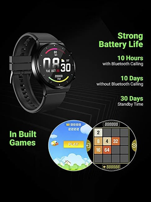 Buy Fire-Boltt 360 Pro BSW017 SpO2 Smartwatch (Black) Online At Best ...