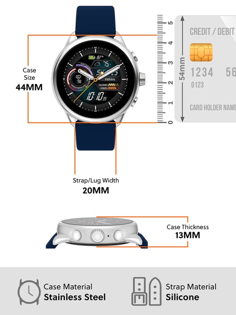 Buy Fossil FTW4070 Gen 6 Display Wellness Edition Unisex Smartwatch at ...